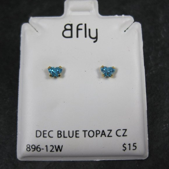 Bfly | Jewelry | Bfly December Butterfly Piercing Earrings Vintage New ...